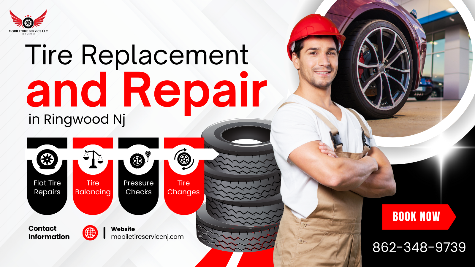 Mobile Tire Change Services in Totowa Nj - Roadside Assistance Nj
